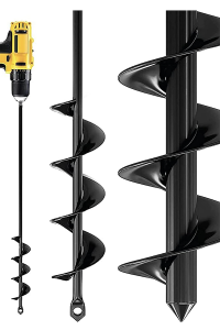 How To Use A Drill Auger Bit To Make Planting Easy This Year!